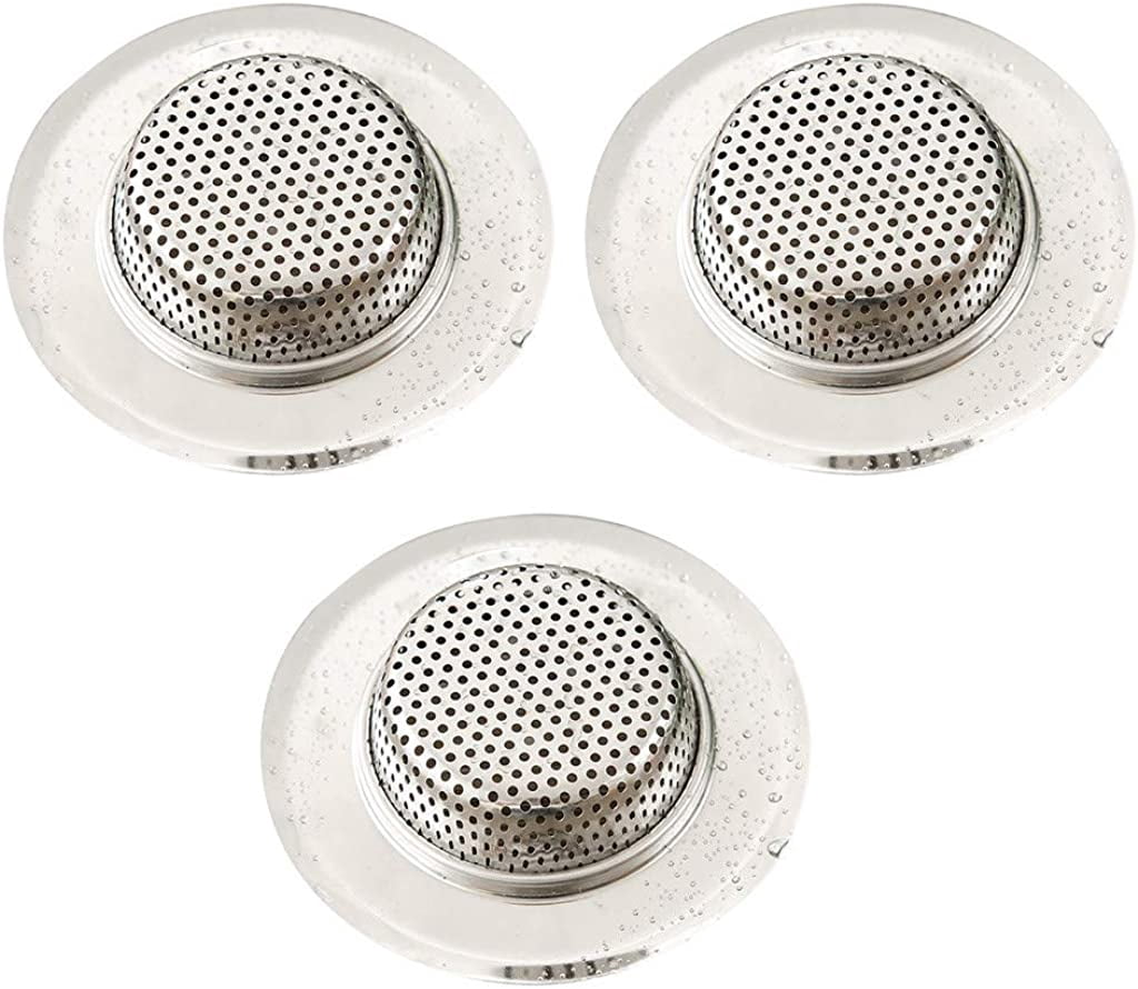 Clear Pool Float Kitchen 3-Pack Steel Strainer Strainer Home Sink ...