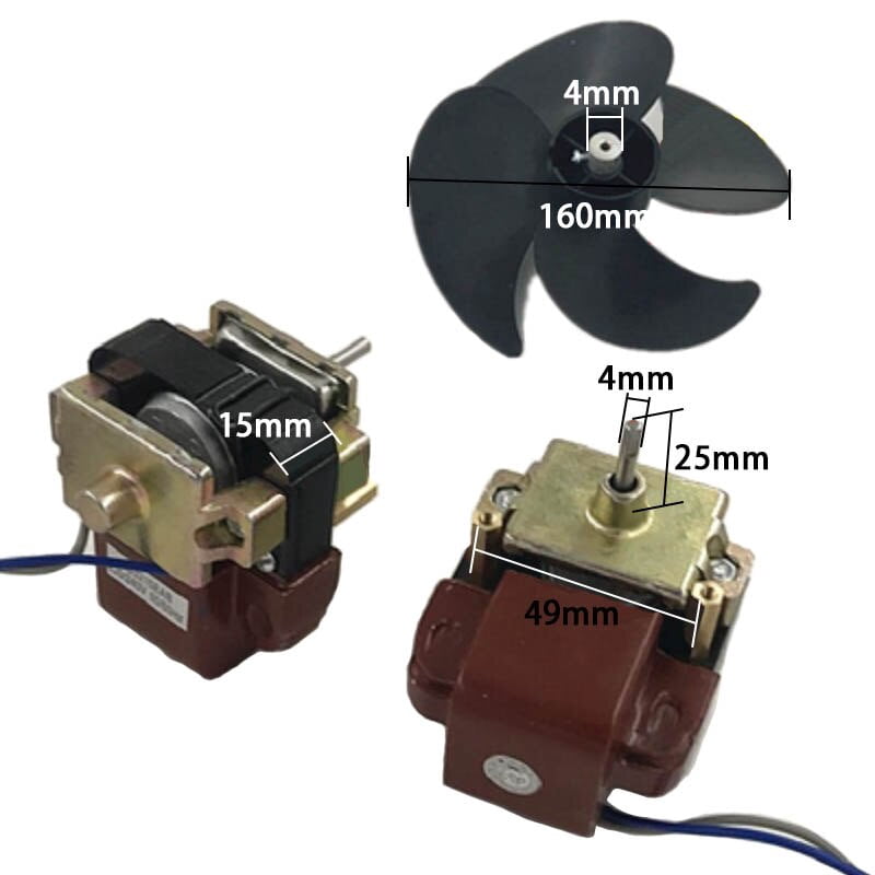 AC220V Refrigerator Freezer Cooling Fan Motor Fan Motor Asynchronous ...