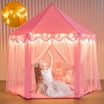SHANNA Princess Castle Playhouse Tent for Girls with LED Star Lights ...