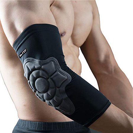 Elbow Brace Sleeve -Compression Pads for Protection, Tendonitis ...