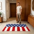 40x60cm Independence Day Crystal Velvet Home Decor Floor Mat Kitchen ...
