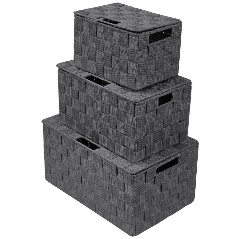 Sorbus Woven Storage Box Basket Bin Container Tote Walmart