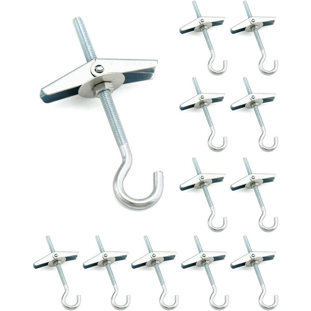 Ganchos de techo, 12 paquetes de pernos de ala de palanca de resorte de ...