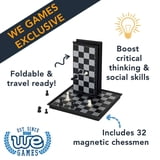 WE Games Travel Magnetic Folding Chess Set - 8 inches - Walmart.com