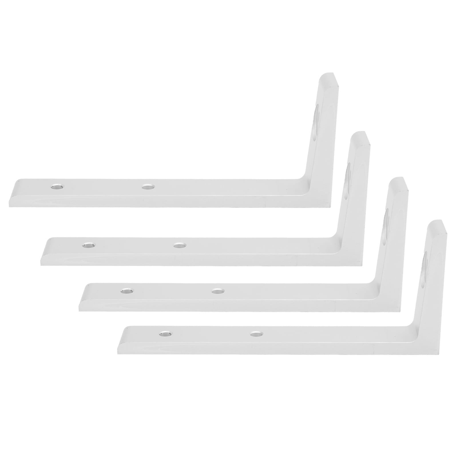 4PCS Corner Braces Aluminum L Shaped Right Angle Support Fixing Repair ...
