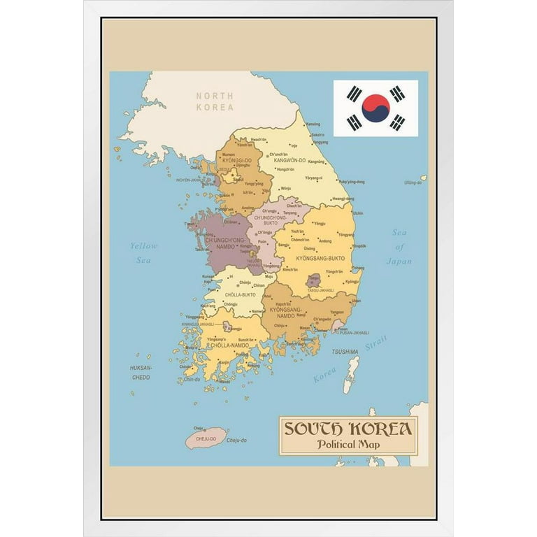 Yellow Sea World Map