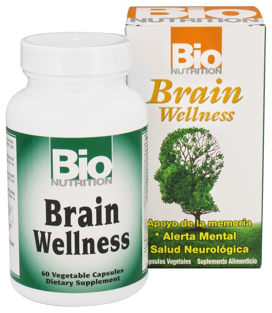 Bio Nutrition Brain Wellness - 60 Vegetarian Capsules - Walmart.com