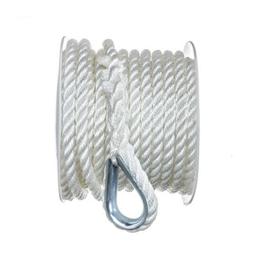 Seachoice 42411 High Quality Dock Rope for Boating - Double-Braid MFP ...