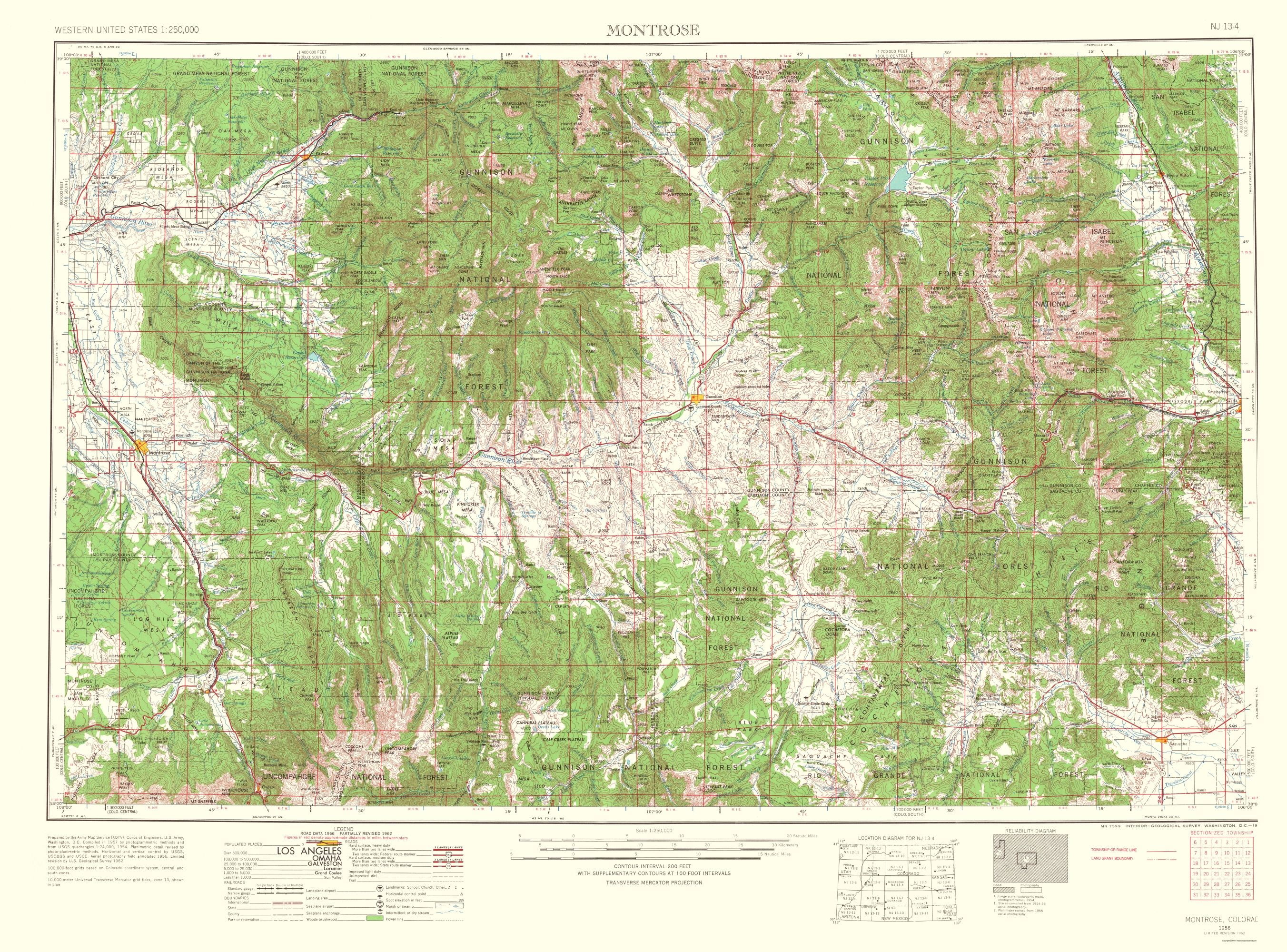 Montrose Co Zip Code Map - Map