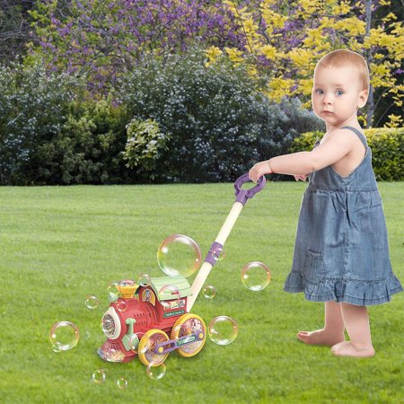 Bubble Machine Train Trolley, Children Bubble Machine,3-6-year-old ...