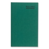 Rediform, RED56521, Green Cover Record Account Book, 1 Each, Green ...