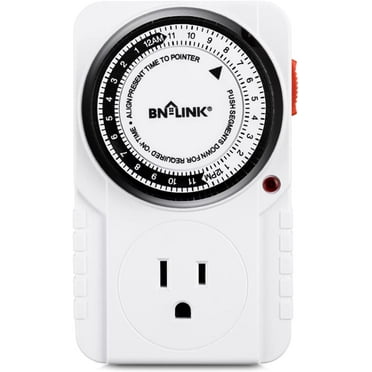 BN-LINK 7 Day Heavy Duty Digital Programmable Timer - Dual Outlet ...