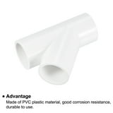 Uxcell 20mm 3 Way 45 Degree Angle Joint Connectors Adapters for Garden ...