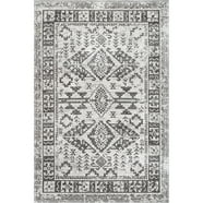 nuLOOM Jayde Machine Washable Southwestern Diamond Area Rug, 4' x 6 ...