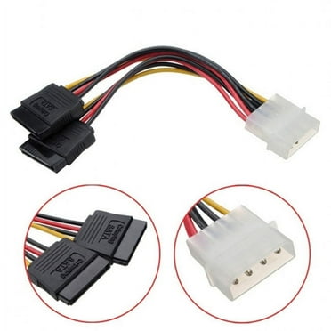 Chenyang CY IDE 4 Pin to Dual IDE Y Splitter 10cm Hard Disk Power ...