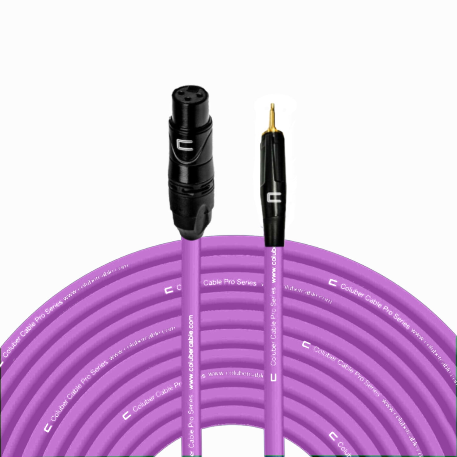 Coluber Cable Unbalanced XLR Female Cable to 3.5 TS Male - 3-Pin ...