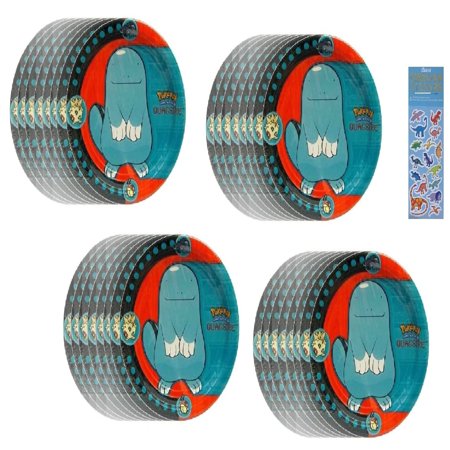 Pokemon Party Pack - 32 Count Dessert Cake Plates - Complete Supplies ...