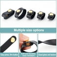 5Pcs 5 Style Cowhide Leather Cable Straps Cord Organizer for Fixing ...