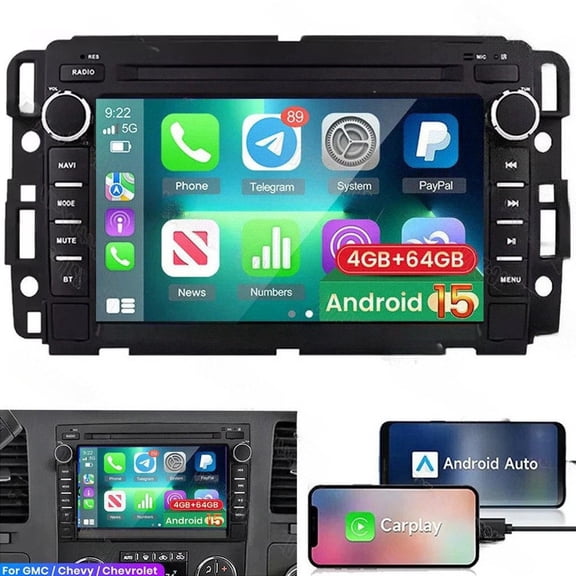 2+32GB Android 12 Car Stereo Radio Apple Carplay For Hyundai Tucson ...