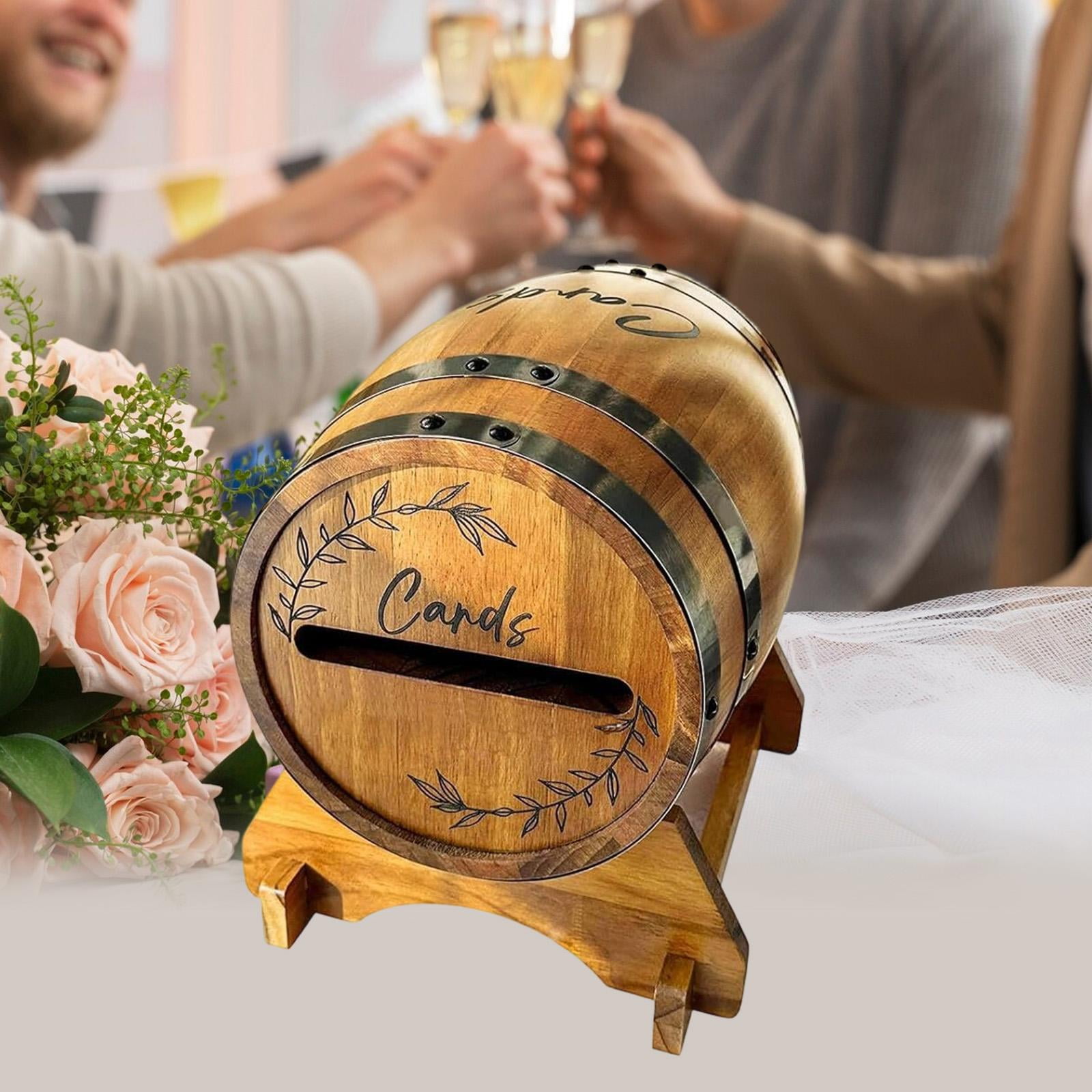 Click here for Elodie Wooden Wedding Card Box Farmhouse With Base... prices
