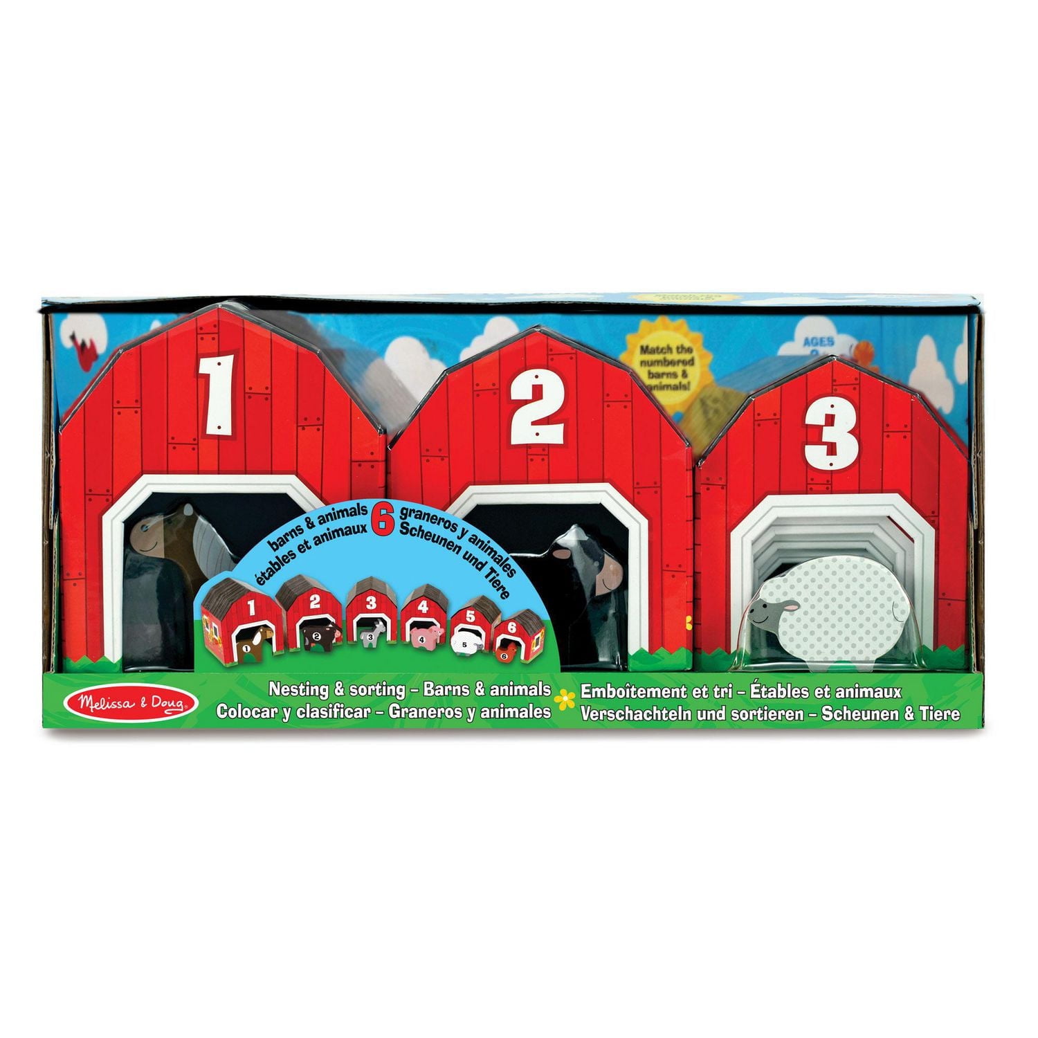 Click here for Melissa & Doug Nesting & Sorting Barns & Animals prices