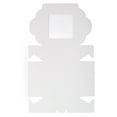 50-Pack 6x6 White Bakery Boxes with Window for Cupcakes, Cakes, Cookies ...