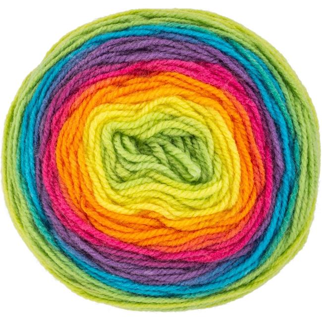 Red Heart E895-9856 Yarn Roly Poly-Rainbow - Walmart.com