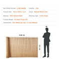 KFFKFF Reed Privacy Screen, 4x16.4 ft, Natural Reed Roll-Up Fence for ...