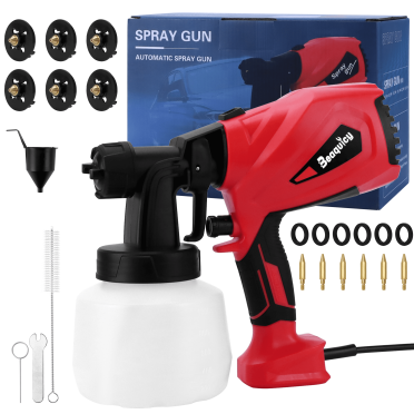 iMounTEK Electric Painter Spray Machine, 650W HVLP Paint Sprayer for ...
