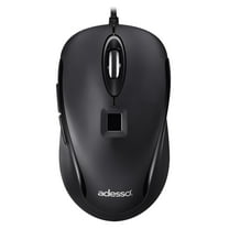 Adesso iMouse F1 Wired USB Mouse with Fingerprint Reader 1200 DPI AES ...