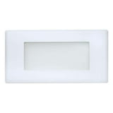 NICOR Lighting 10-Inch Glass Recessed Step Lighting Faceplate Cover for ...
