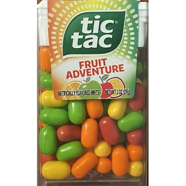 Tic Tac Fruit Adventure Mints, 1 oz (Pack of 3) - Walmart.com
