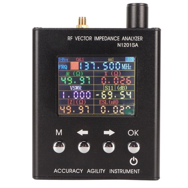 SWR Antenna Tester, RF Antenna Analyzer 34.375MHz Vector Impedance For ...