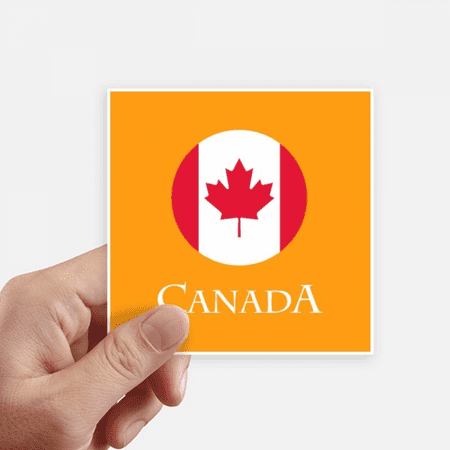 Canada North American Maple Vancouver Sticker Square Waterproof ...