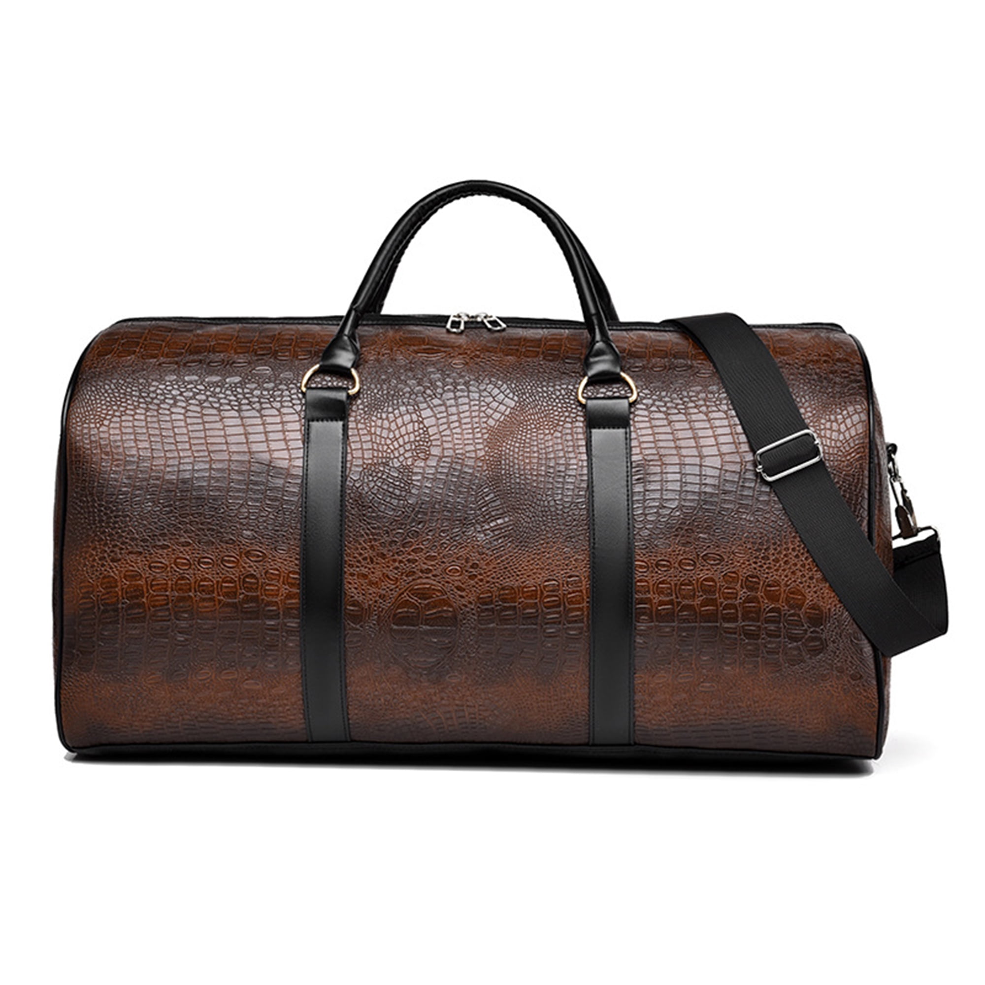 Click here for Diconna Travel Duffle Bag For Men Pu Leather Croco... prices