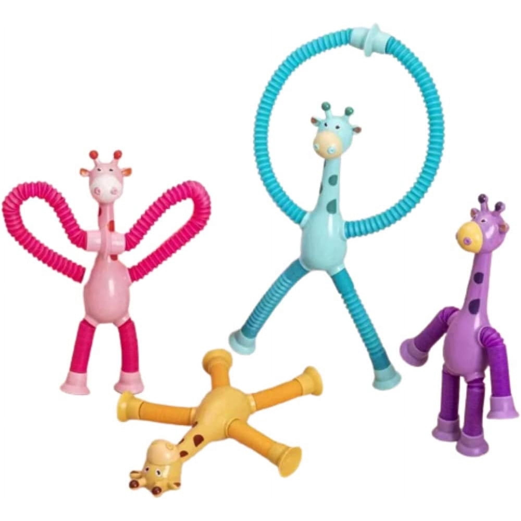 Click here for Renjiang 4 Pack Telescopic Suction Cup Giraffe Toy... prices
