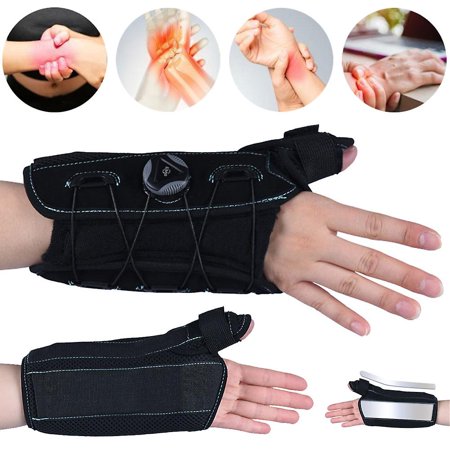 Sports Wrist Thumb Support Straps Wraps Bandage Adjustable Anti Sprain ...