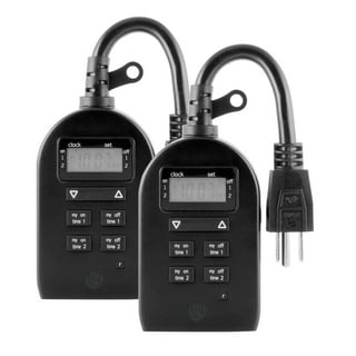 myTouchSmart Indoor Plug-In Digital Timers, Simple Setup, 2-pack, 26745 ...
