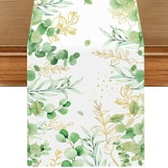 Hydrangea Table Runner, Spring Summer Seasonal Kitchen Dining Table ...
