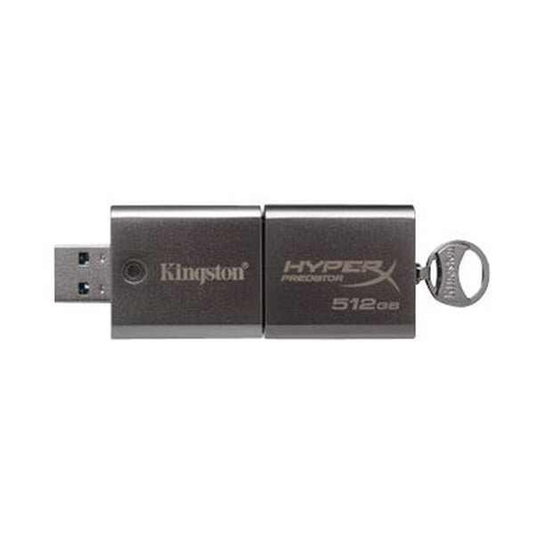 Kingston DataTraveler HyperX Predator - USB flash drive - 512 GB - USB ...