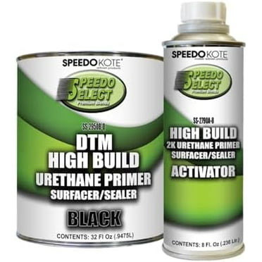 Speedokote High Build 2K Urethane Primer Gray Gallon Kit, Fast Dry ...