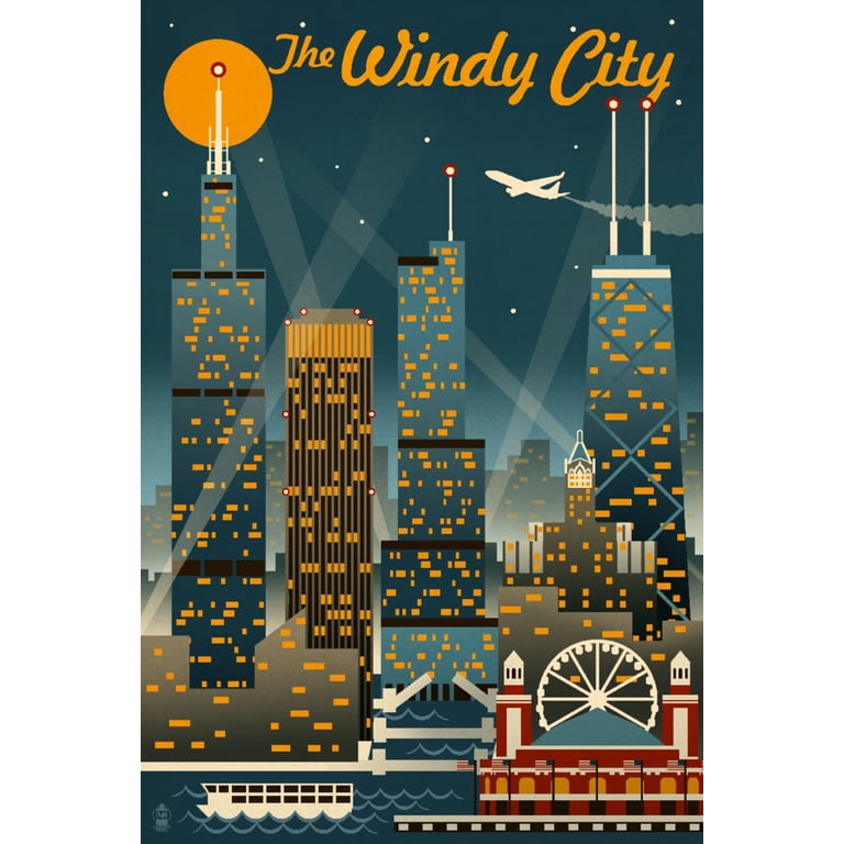 Windy City Skyline Logo