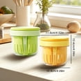 Dusknt Salad Storage Cup with Lid and Fork, Bpa Free Airtight Leak ...