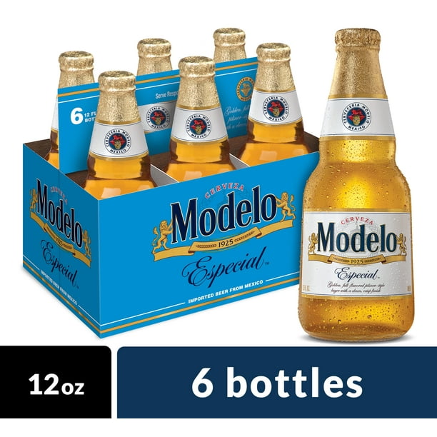 Modelo Especial Mexican Lager Beer, 6 pk 12 fl oz Bottles, 4.4% ABV ...