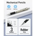 Nicpro 6 Pcs Mechanical Pencils Set, 3 Pcs Metal Pencils 0.5mm & 0.7mm ...