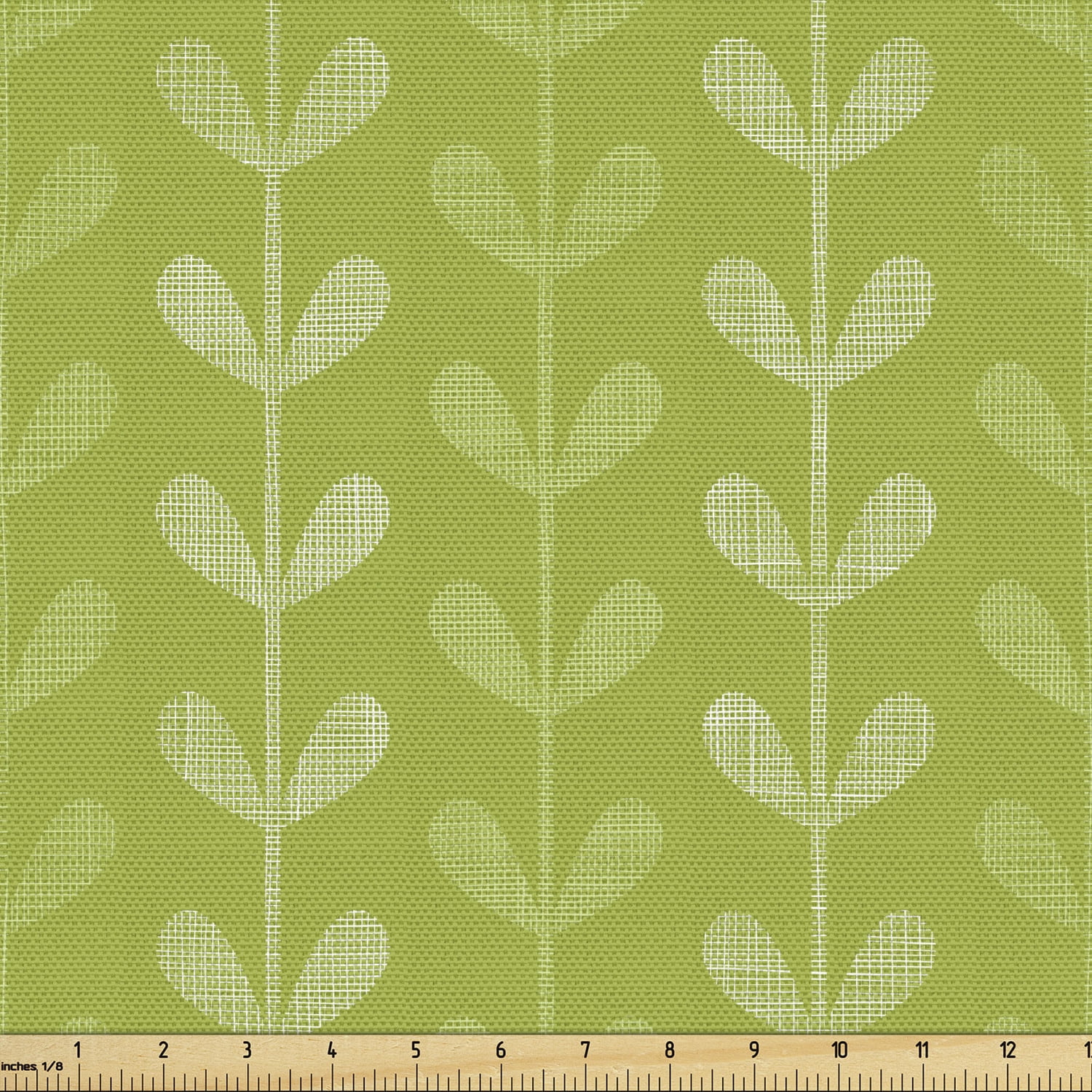 Botanical Sofa Upholstery Fabric by the Yard, Repetitive Pattern of ...