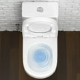 HOROW High Efficiency Compact One-Piece Toilet with Dual Flush, UF Seat ...