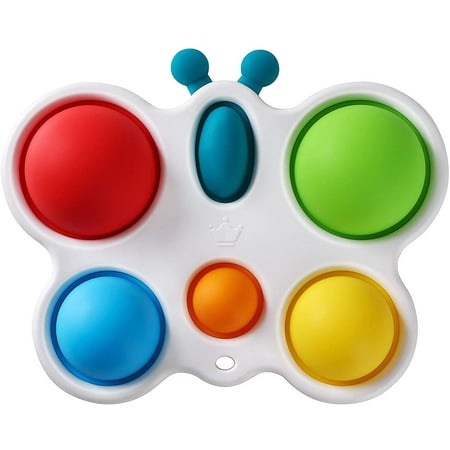 Baby Simple Dimple Fidget Toy, Kids Sensory Toys Silicone Flipping ...