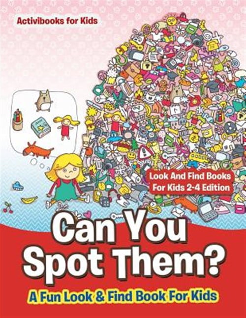 Pre-Owned Can You Spot Them! A Fun Look & Find Book For Kids - Look And ...