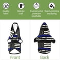 Dog Hoodies Sweatshirts Thin Blue Line Small Dogs Puppy Clothes Coat X ...